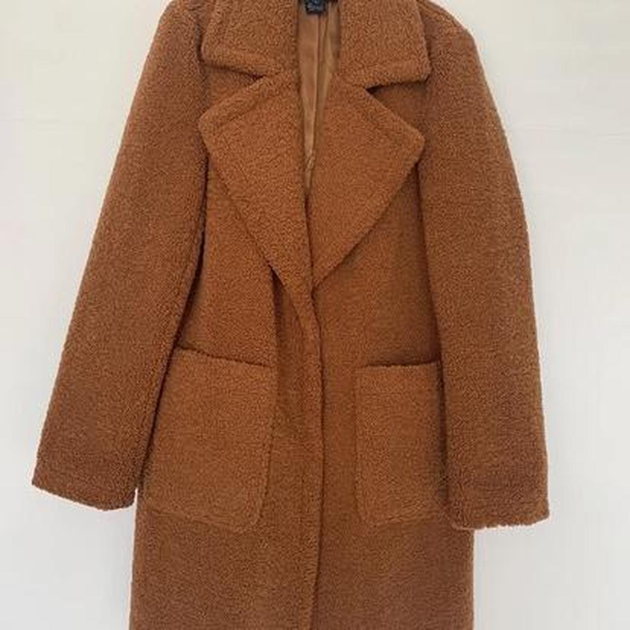 French connection teddy coat S excellent condition - Depop