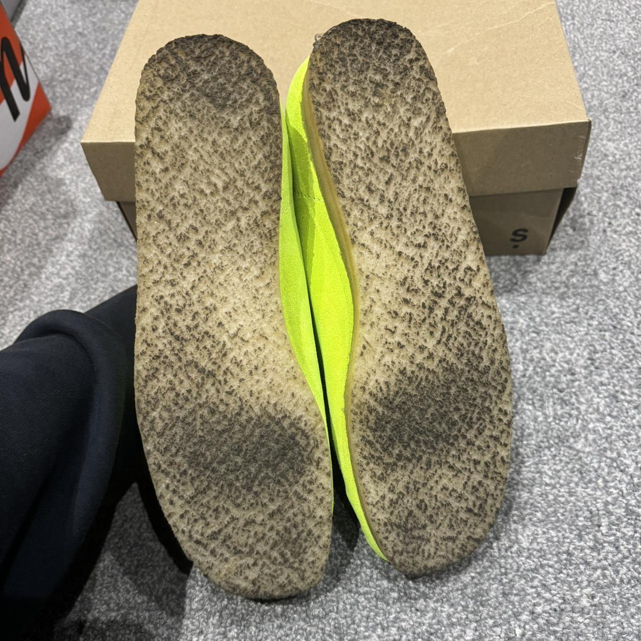 Clarks Wallabee OVO Drake lime green RARE Used in... - Depop