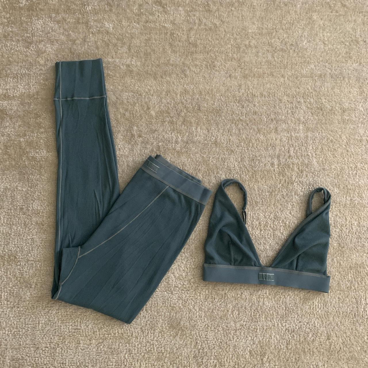 skims ribbed lounge set only worn for pics. out of... | Depop