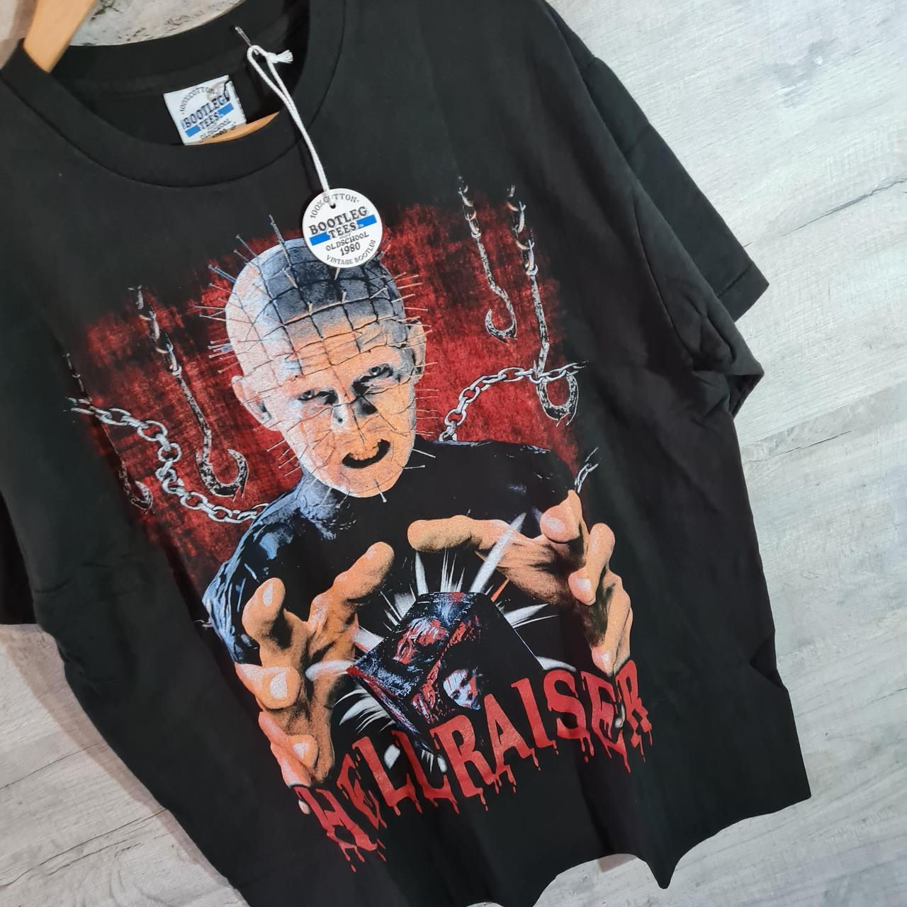 Hellraiser horror Single stitch movie tee shirt... - Depop