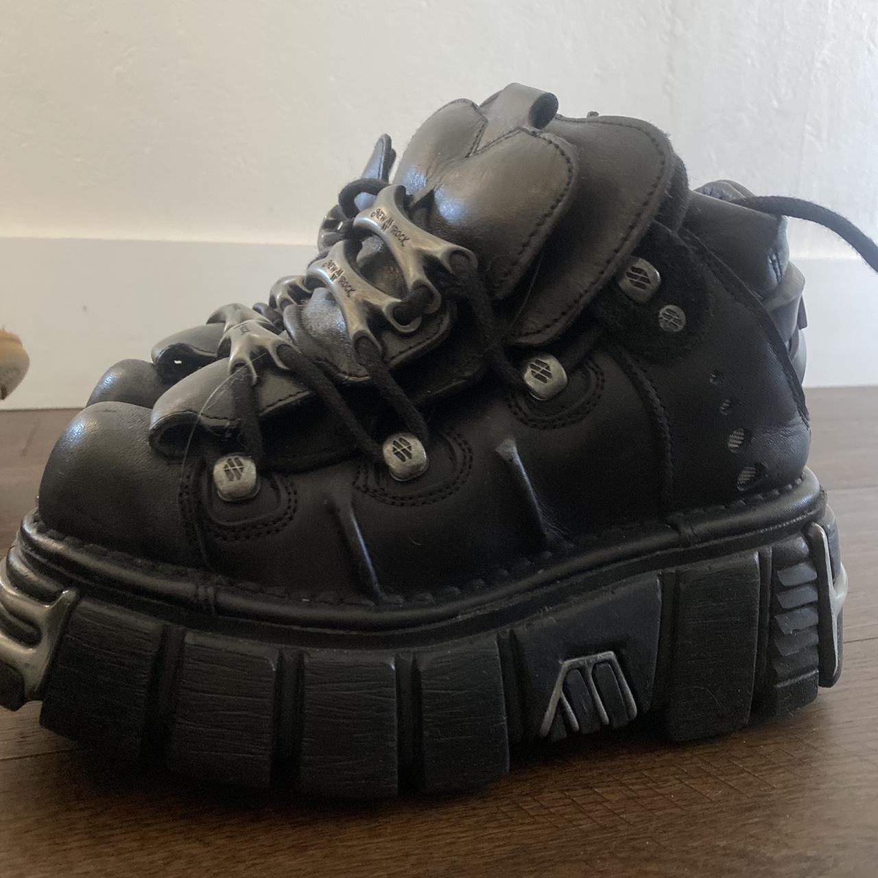 New Rock Tower M-106-S1 Ankle Boots size 5 in... - Depop