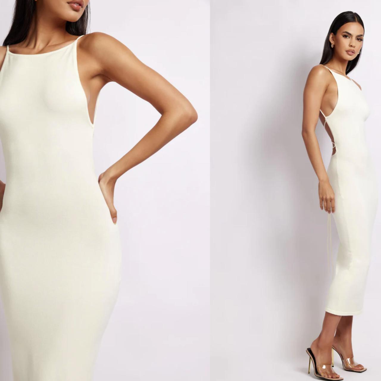 Meshki midi white dress. Never worn. Size: M Has a... - Depop