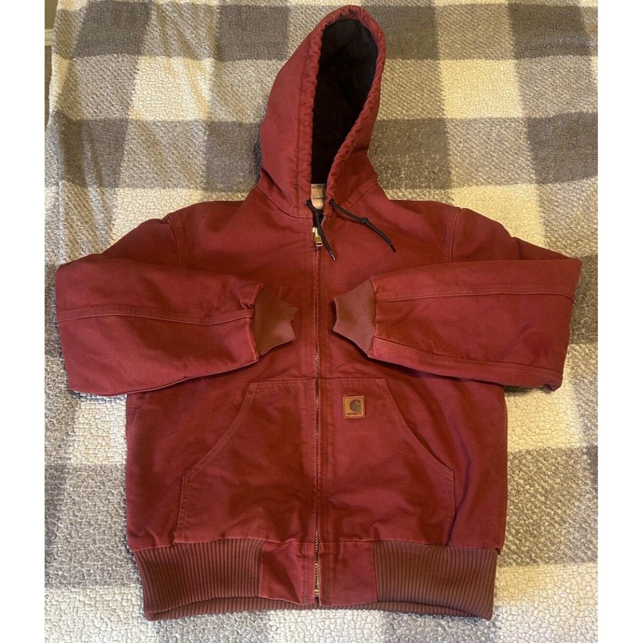 Carhartt Sandstone Active Jacket Quilt Lined Mens... - Depop