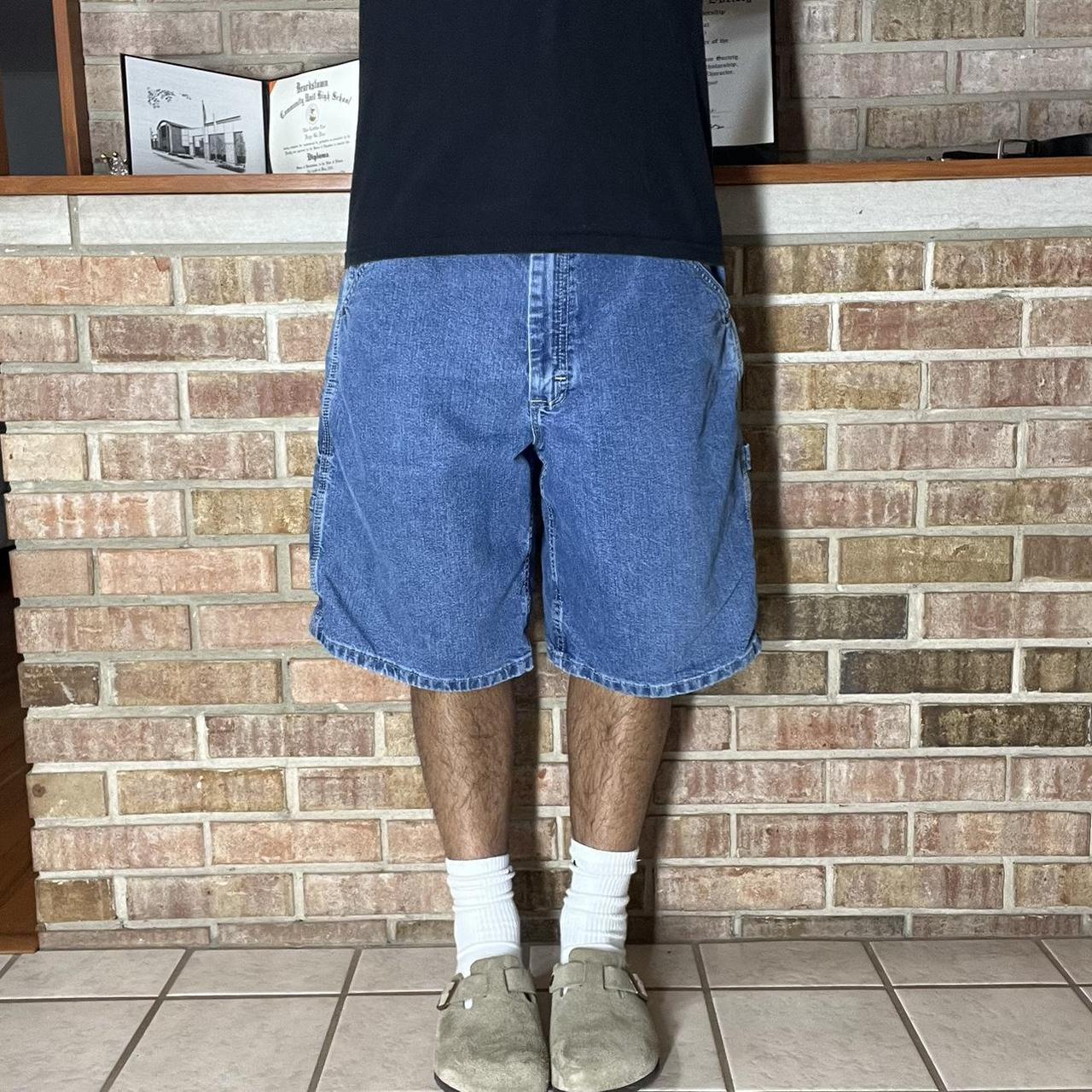 Lee carpenter Jorts Size 34x22 9/10 condition... | Depop
