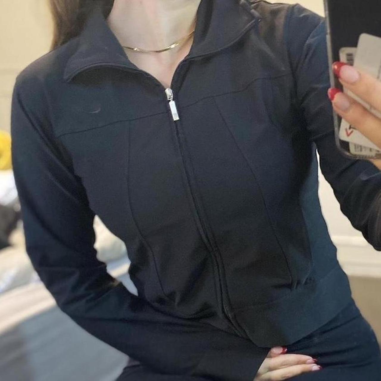 Nike zip up body con jacket 🌻 -very similar to... - Depop