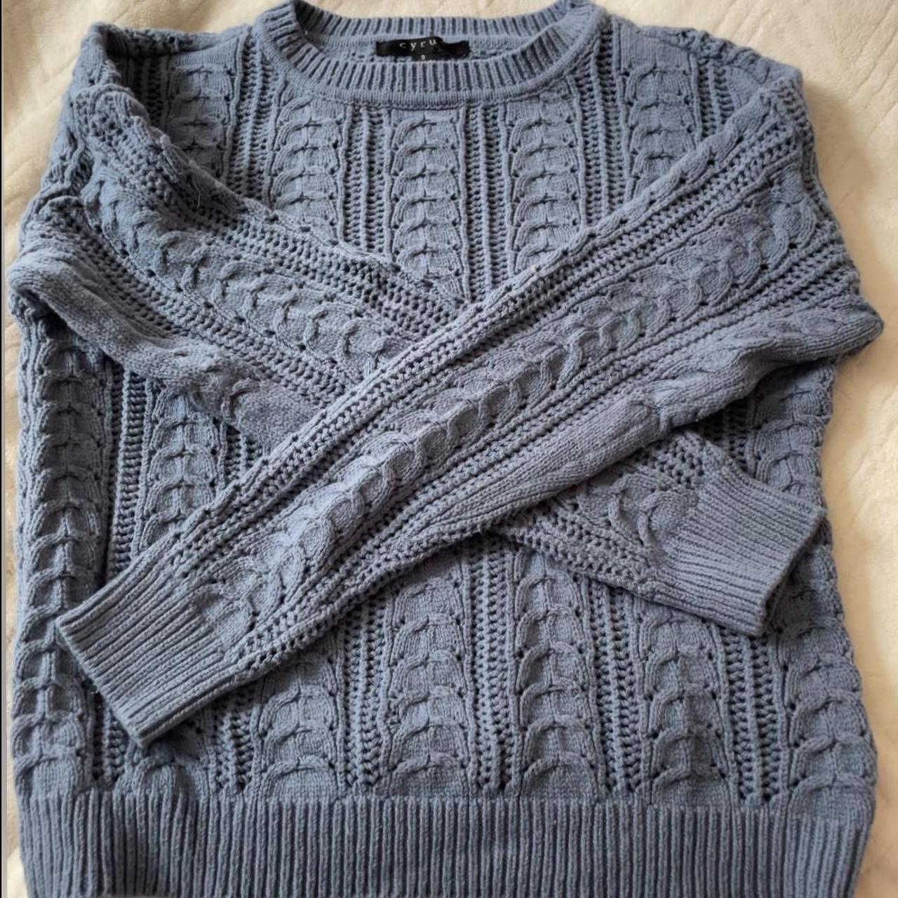 super cute cable knit jumper from marshall's ... - Depop