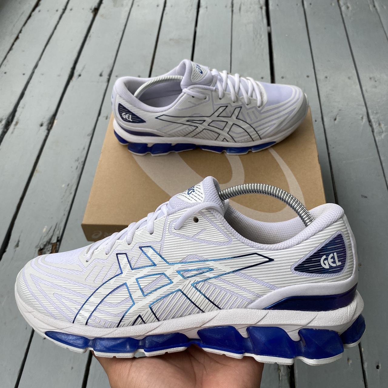 Gel Quantum 360 VII ‘White / Illusion Blue’ size... - Depop