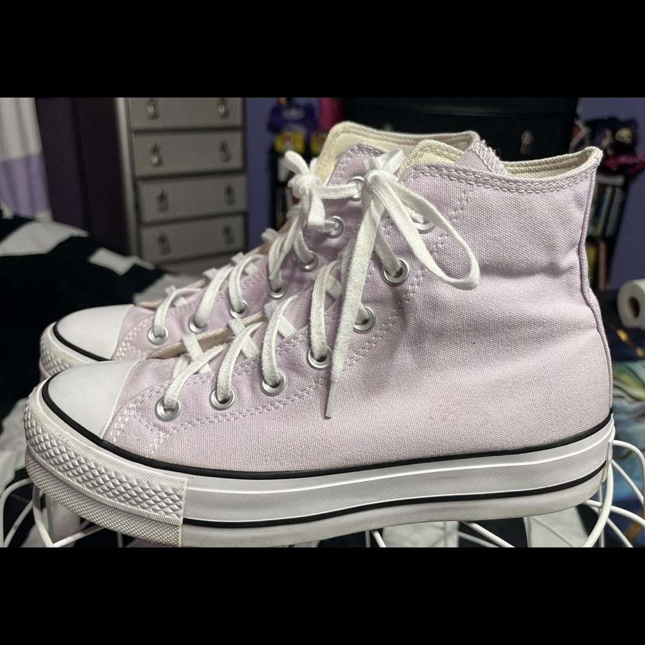 Purple Chuck Taylor All Star High Top Amethyst... - Depop