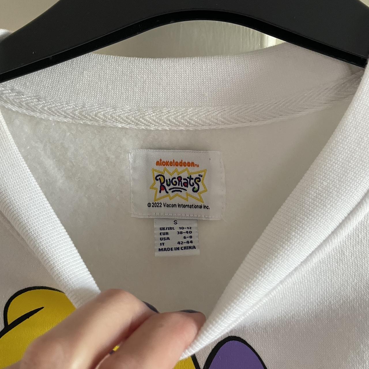 Rugrats Angelica White Jumper Sweatshirt Small Quite... - Depop