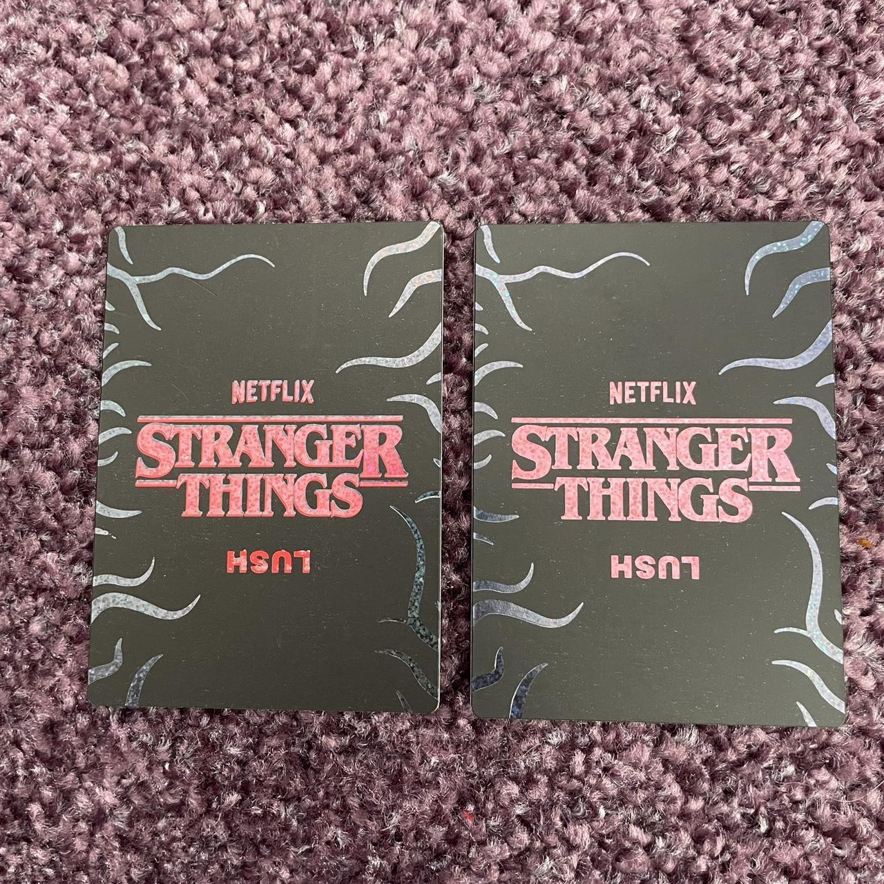 Lush Stranger Things Exclusive Cards. Rare. Limited... - Depop