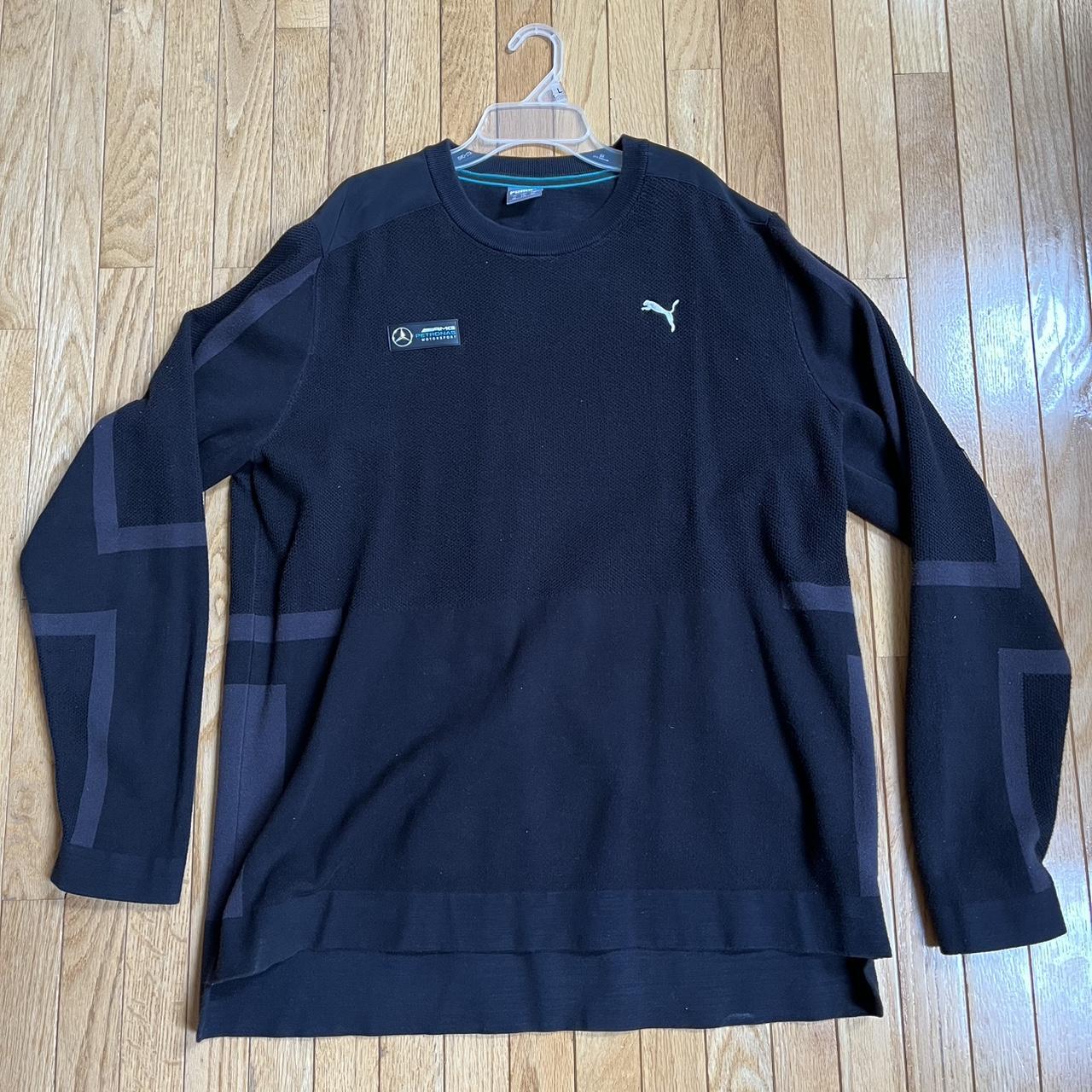 Puma Men's Black Jumper | Depop