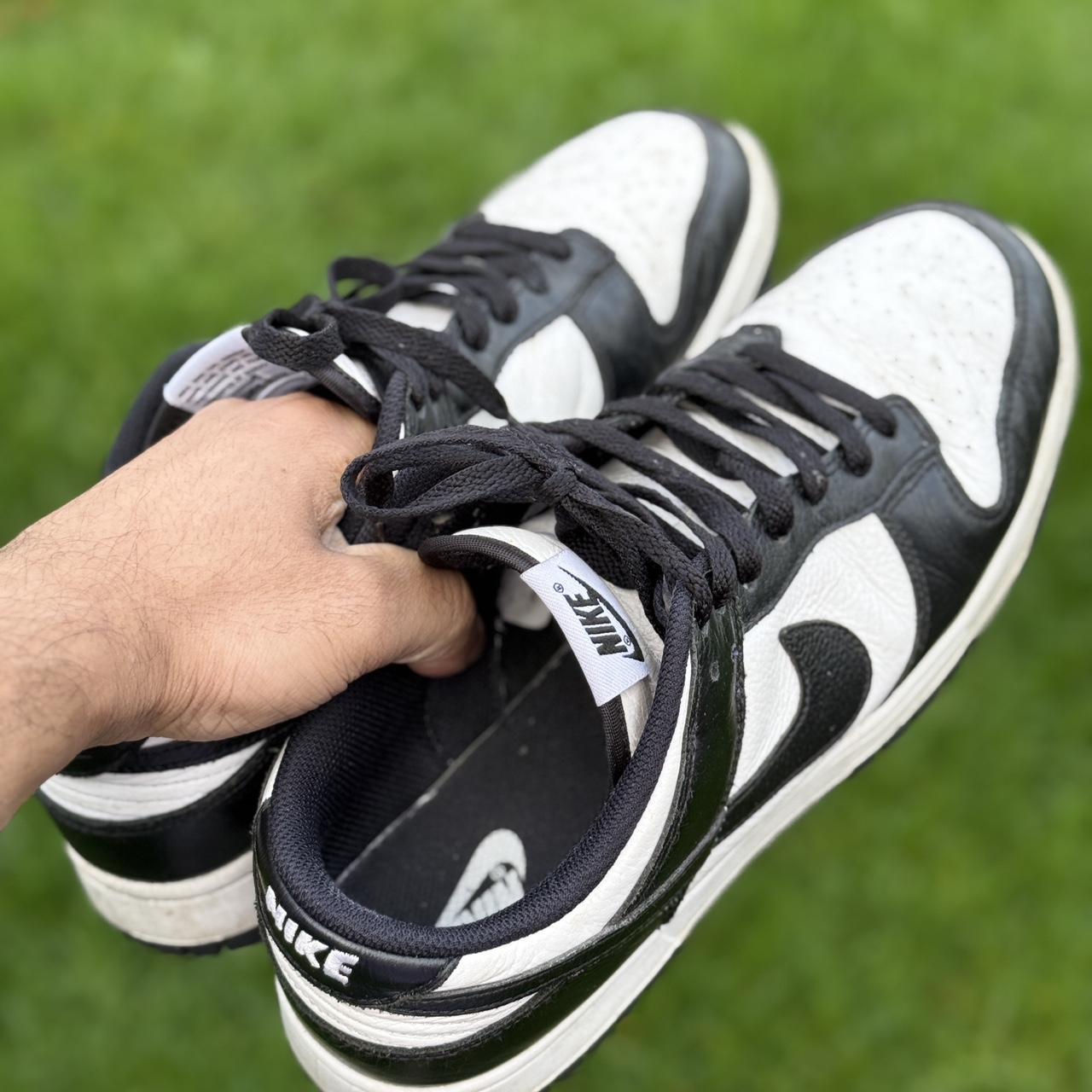 Nike Dunk Low Panda trainers #sneakers - Depop