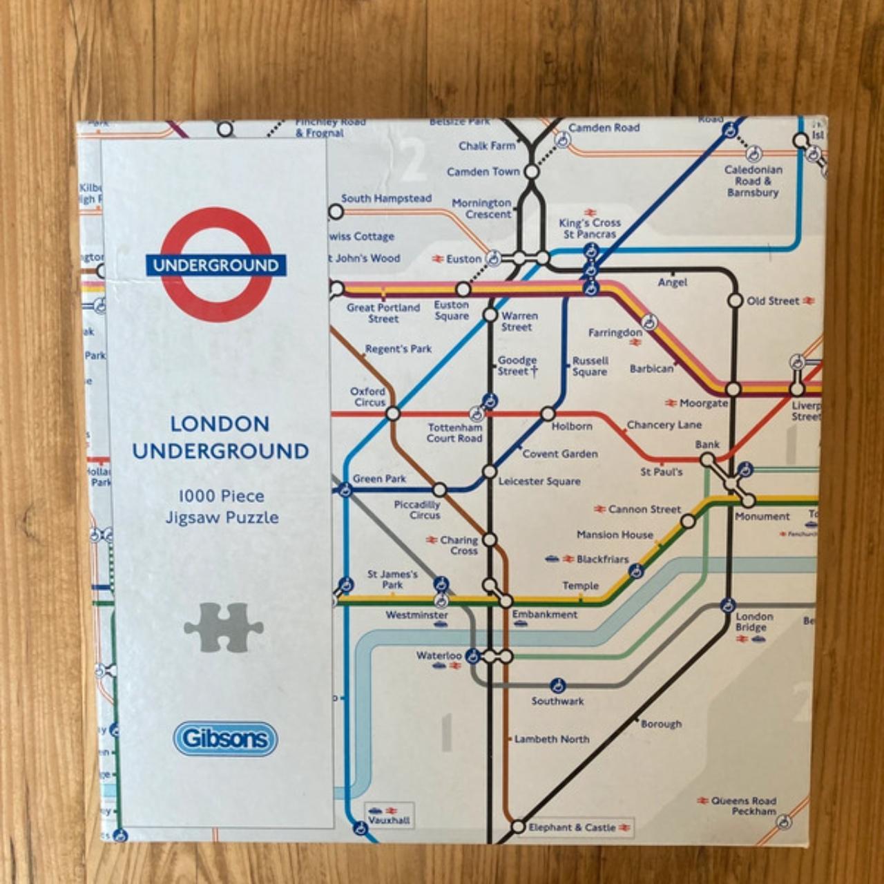 London Tube Map 1000 piece jigsaw puzzle. Features... - Depop
