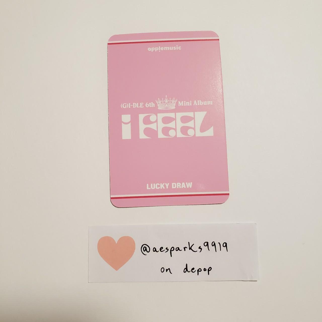 G-IDLE I Feel Apple Music unit photocard feat.... - Depop
