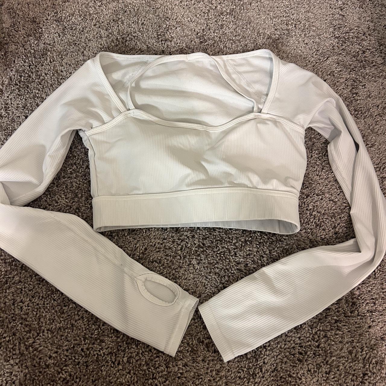 Size small workout Halara top Has finger holes Dm... - Depop