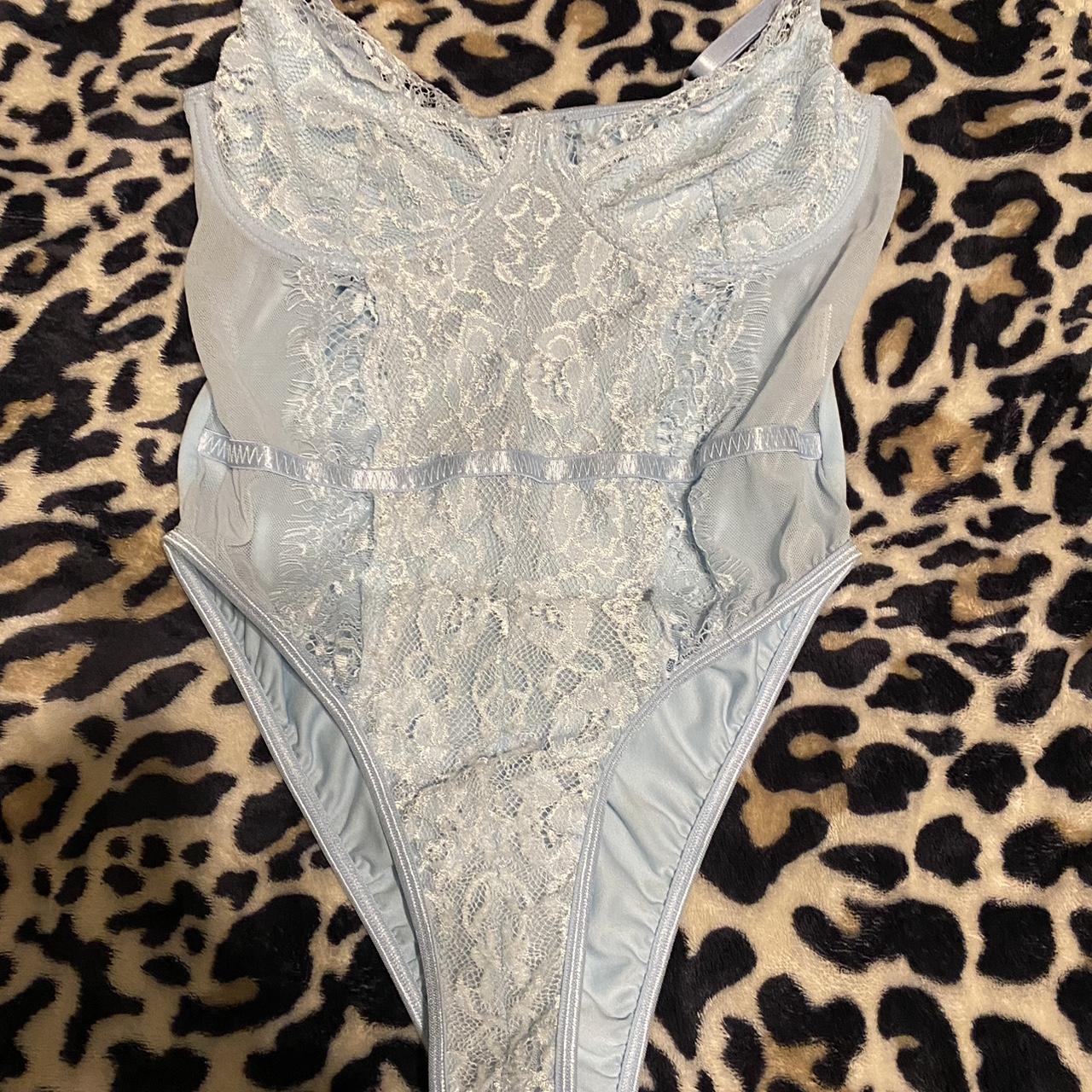 Cute baby blue bodysuit 🩵 Never worn only tried... - Depop