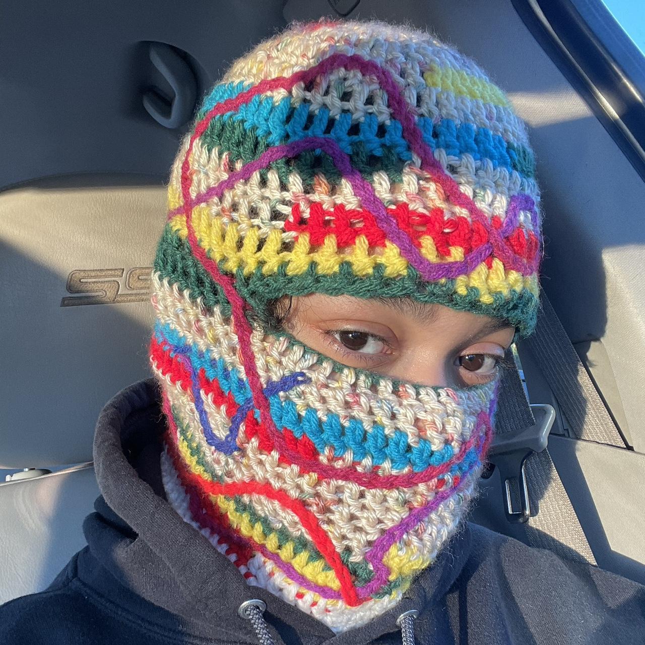 “Crayon Clown” Balaclava ( 1 of 1) Can be worn as a... - Depop