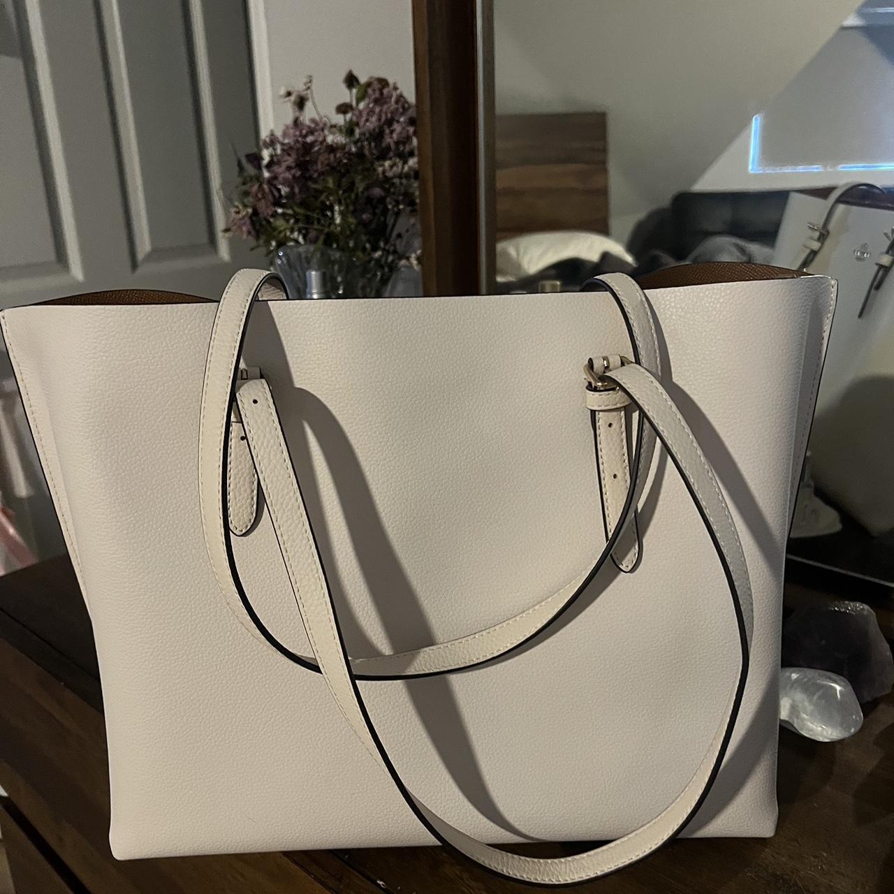 Cream Coach tote bag Brand new never used - Depop