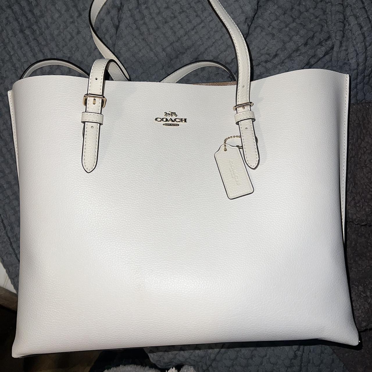 Cream Coach tote bag Brand new never used - Depop