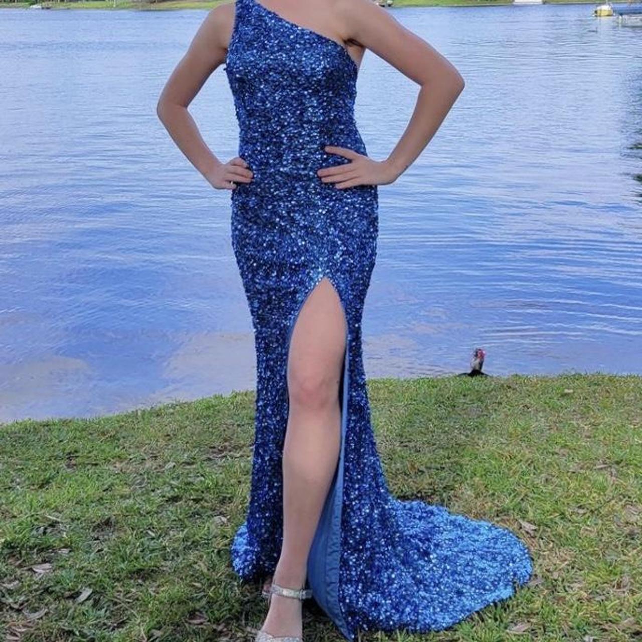 Womens Blue Dress Depop