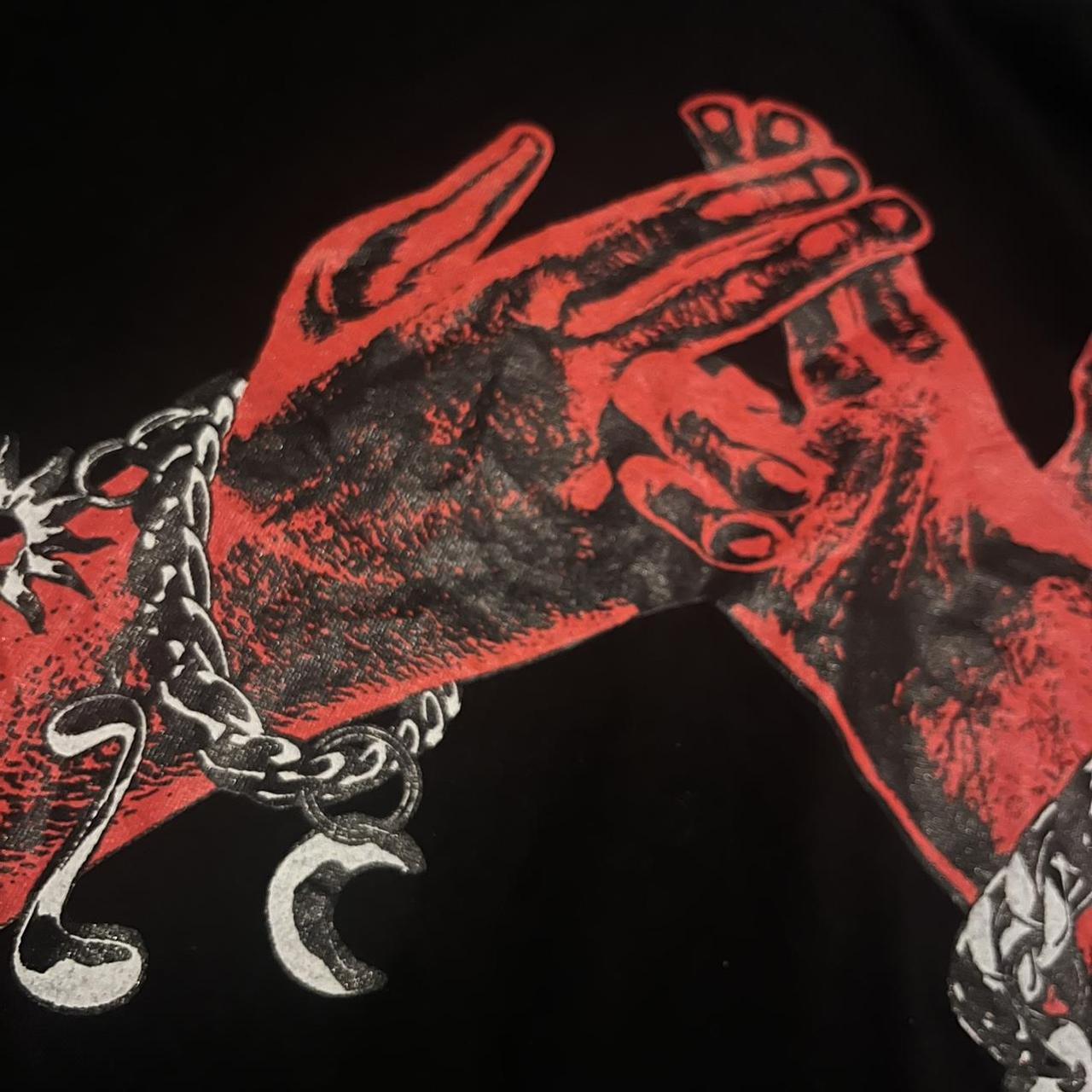 Yeat 2ALIVË Album Merch | Black and Red Handshake... - Depop