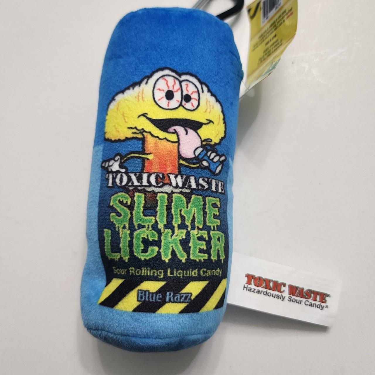 Toxic Waste Slime Licker Blue Razz Candy Beanie... - Depop