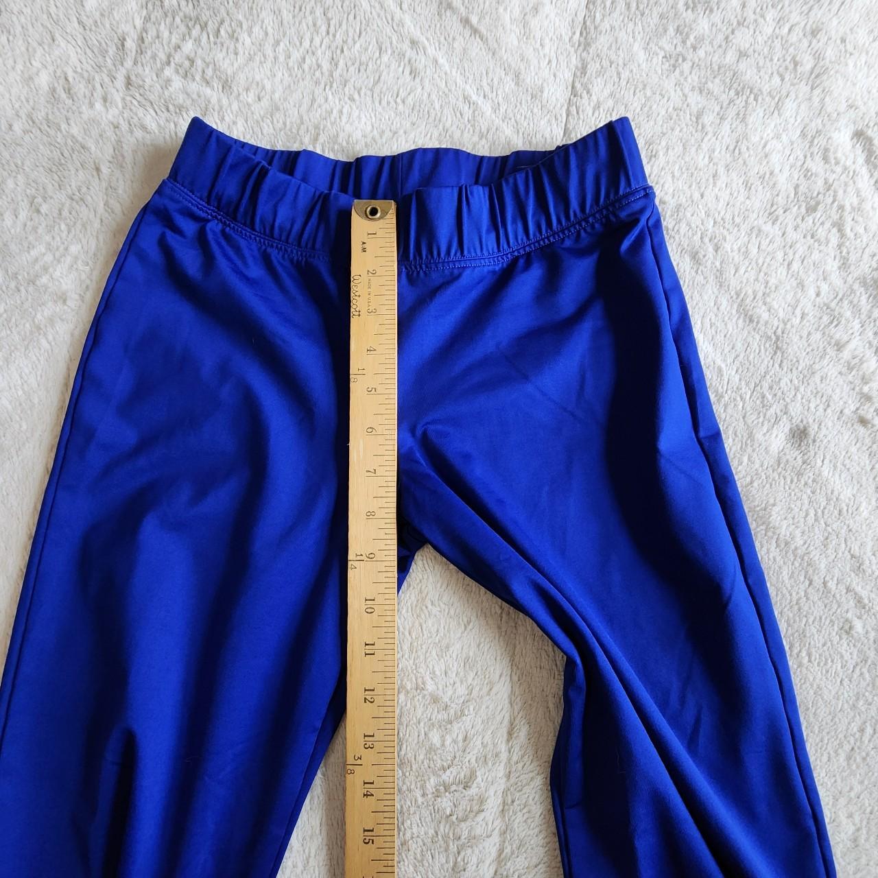 Varsity Brand Blue Cheerleading Warm-up Pants Size S... - Depop
