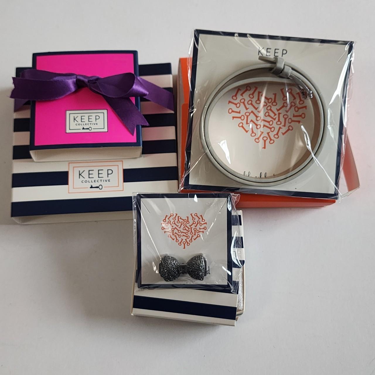 New Keep Collective Set Lot Pave Bow & Cool Grey... - Depop