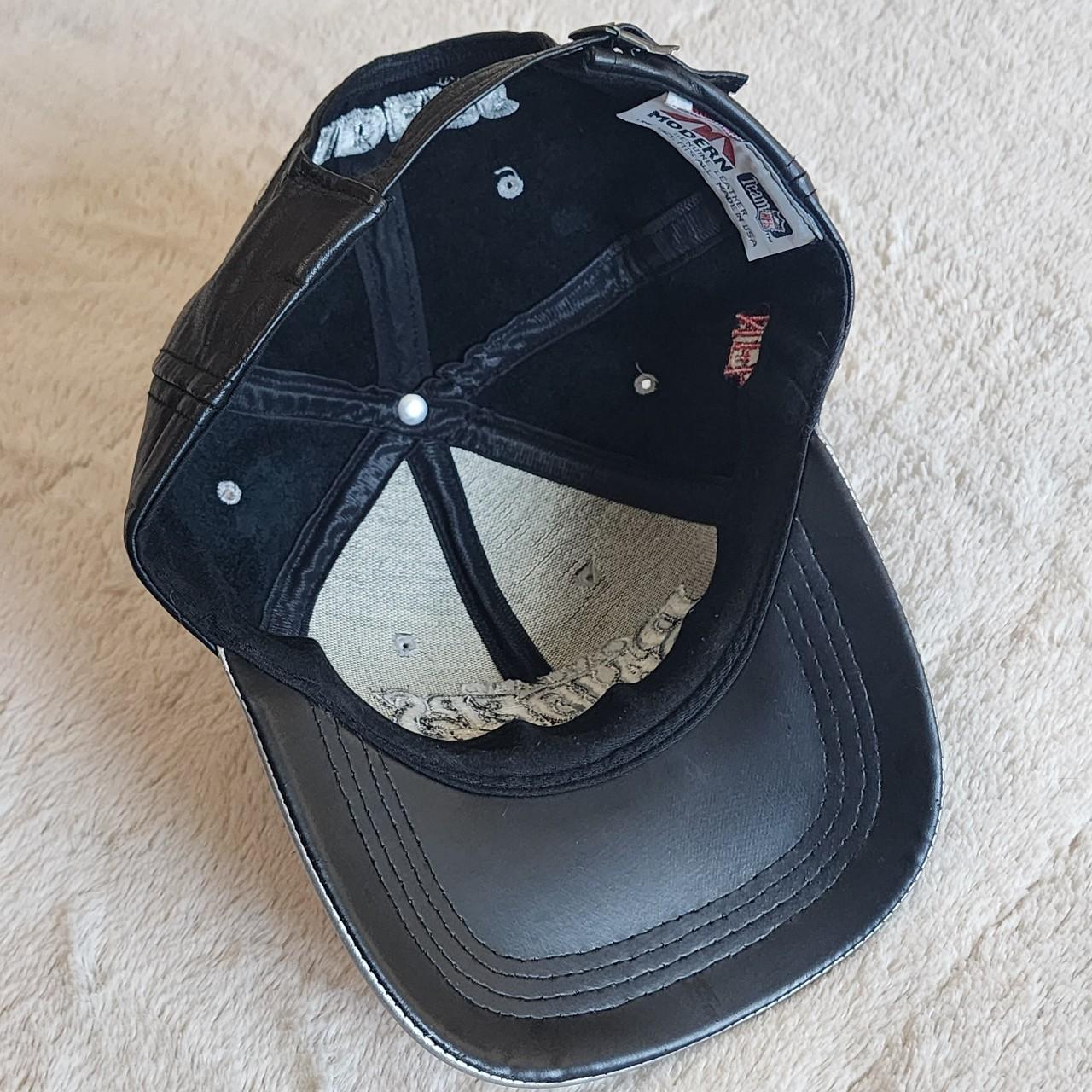 Vintage NFL Branded Oakland Raiders Black Leather... - Depop