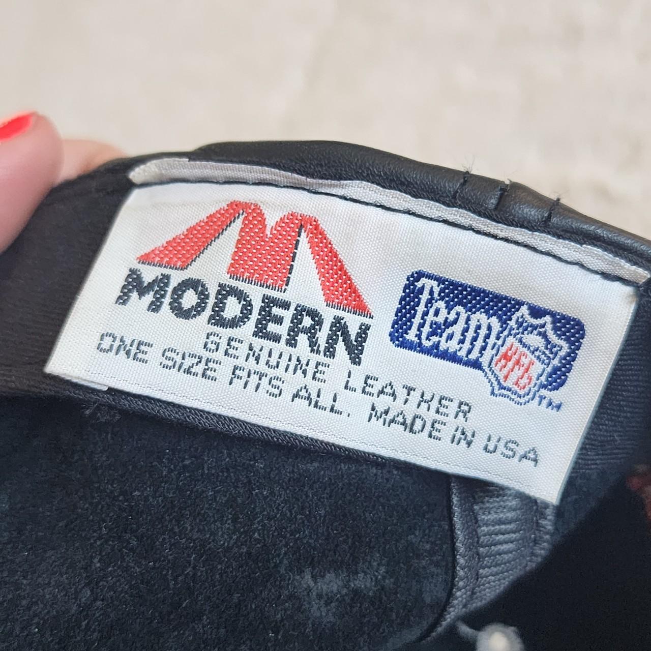 Vintage NFL Branded Oakland Raiders Black Leather... - Depop