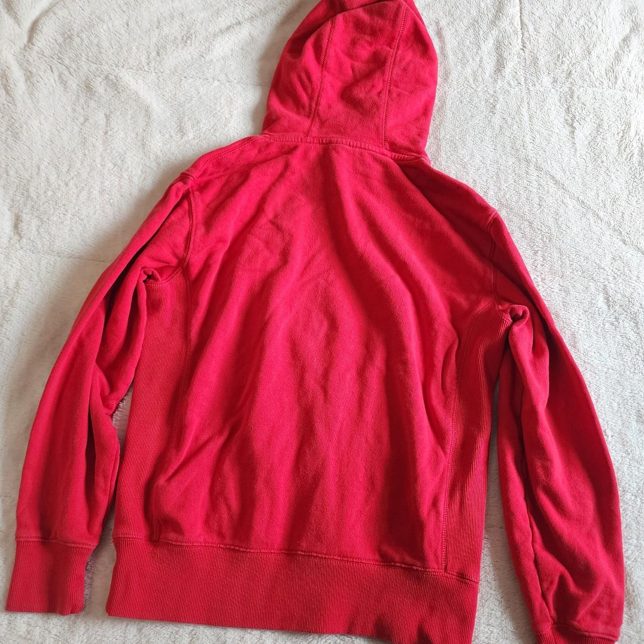 Men's Superdry Red Code Logo Hoodie Size Small... - Depop