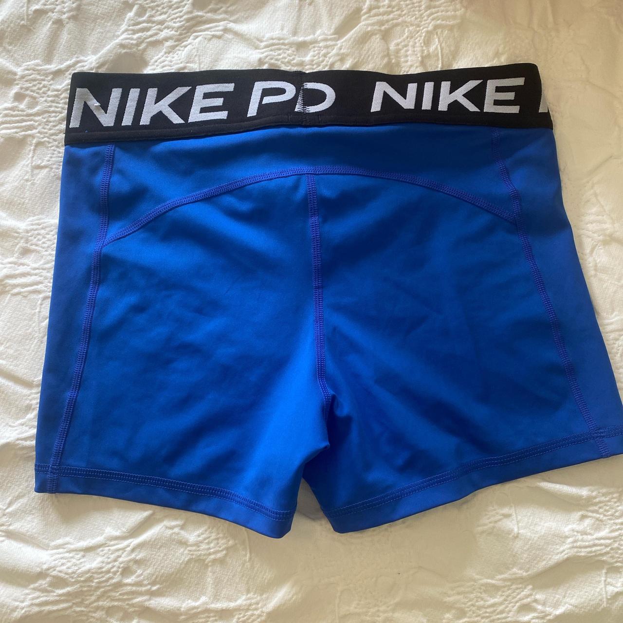 Blue Nike Pros - Depop