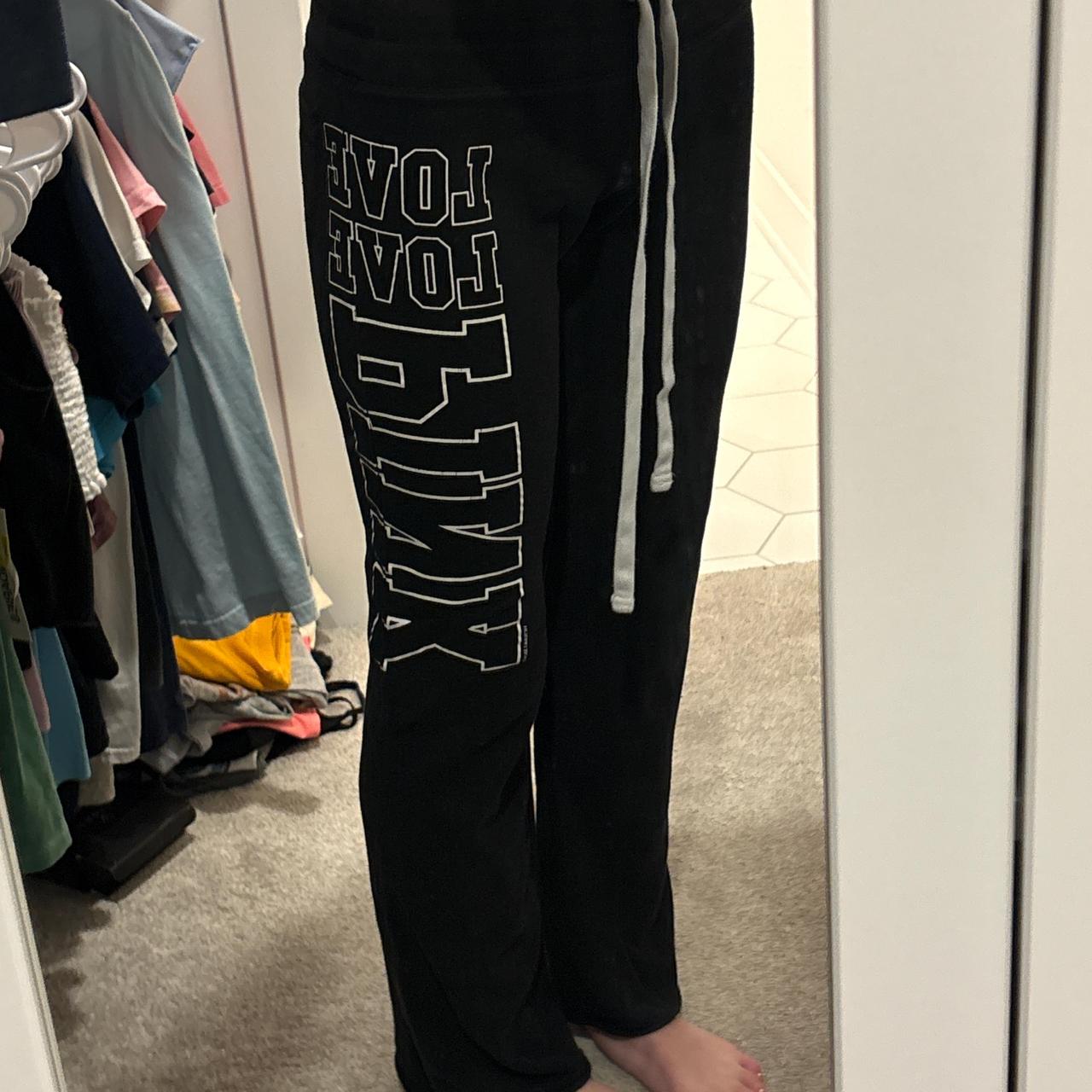 Y2K low rise PINK sweatpants #sweatpants #y2k... | Depop