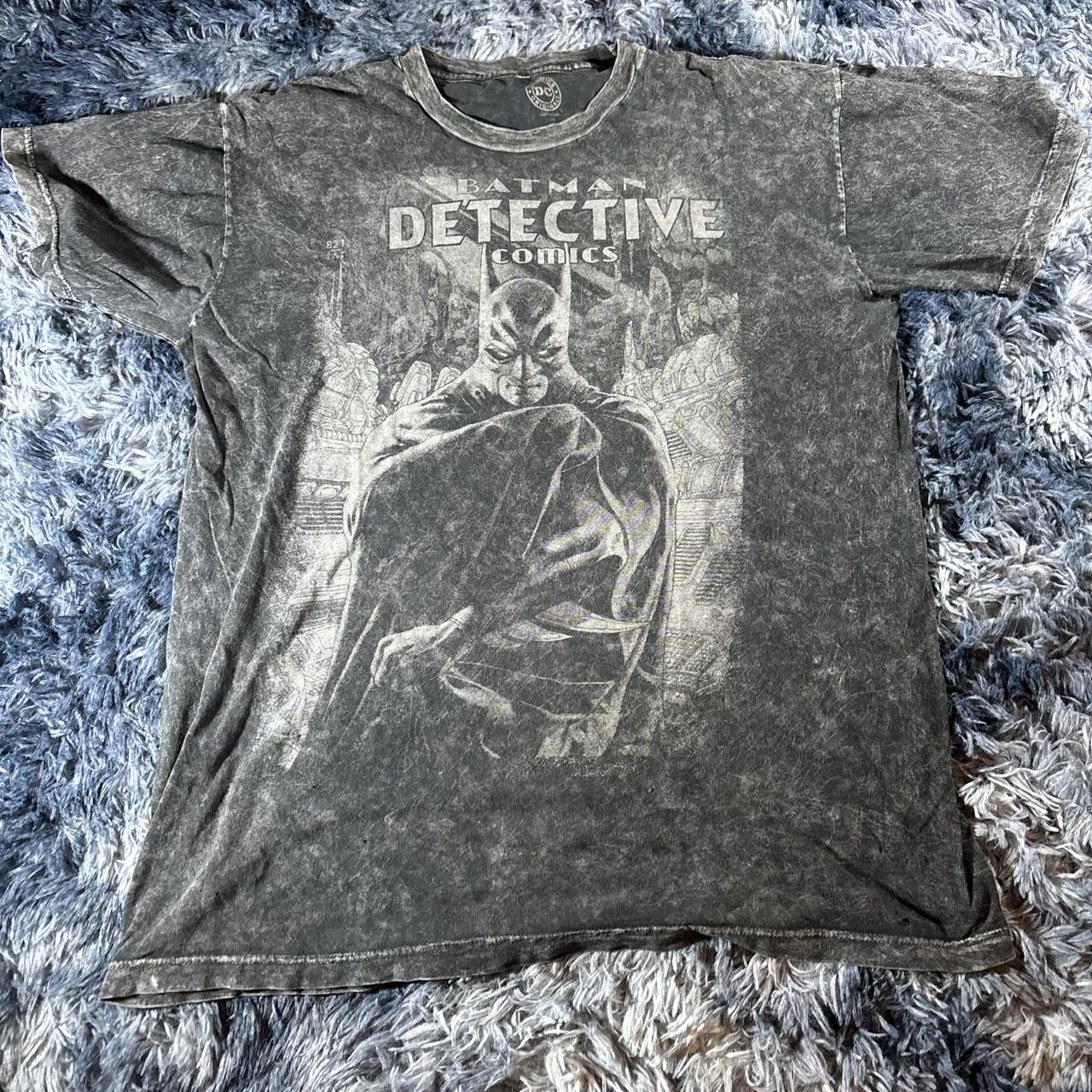 Grey Batman Detective Comics graphic tee #Batman... | Depop