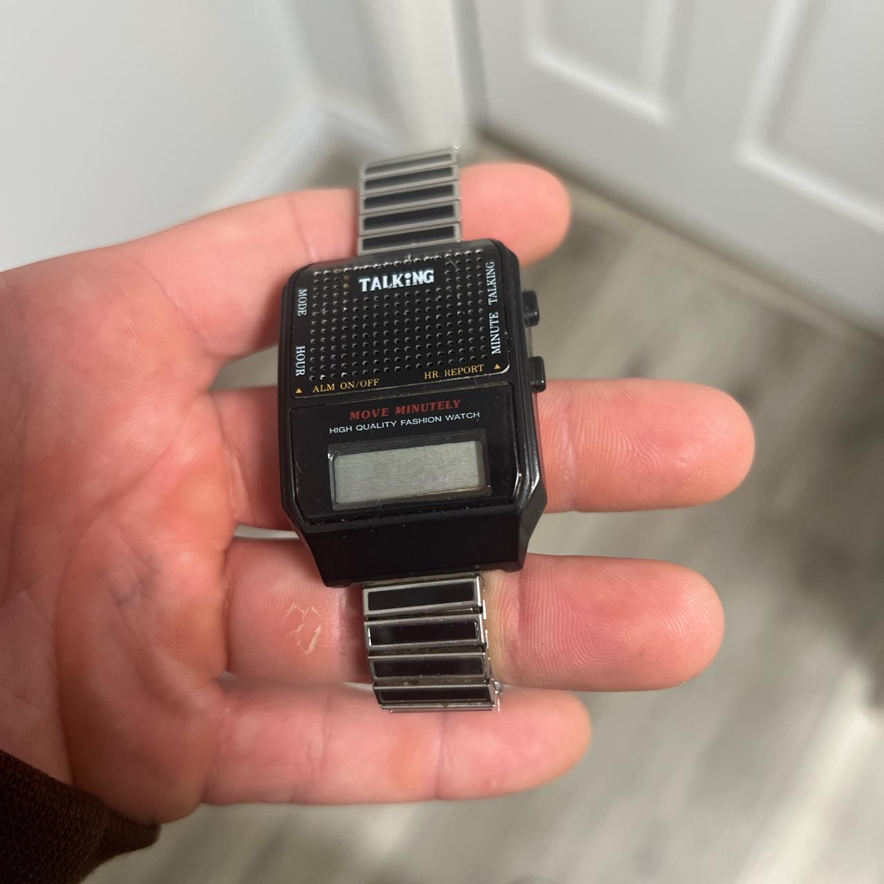 Vintage Move Minutely #talking watch LCD Digital... - Depop