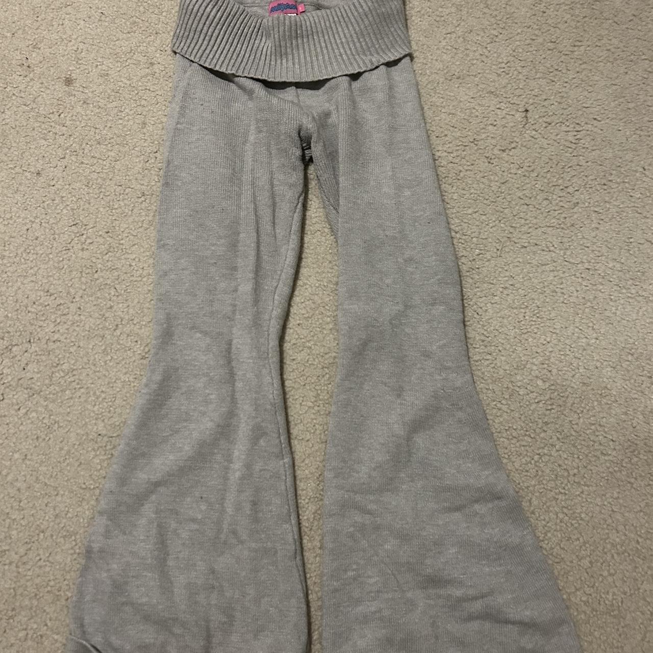 gray edikted low rise lounge pants (fits kinda like... - Depop