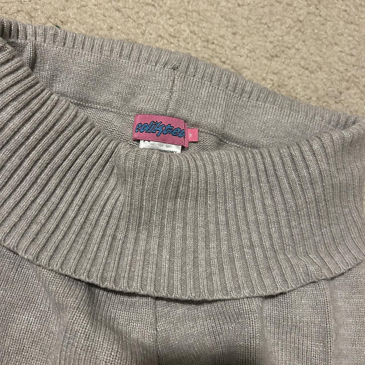 gray edikted low rise lounge pants (fits kinda like... - Depop