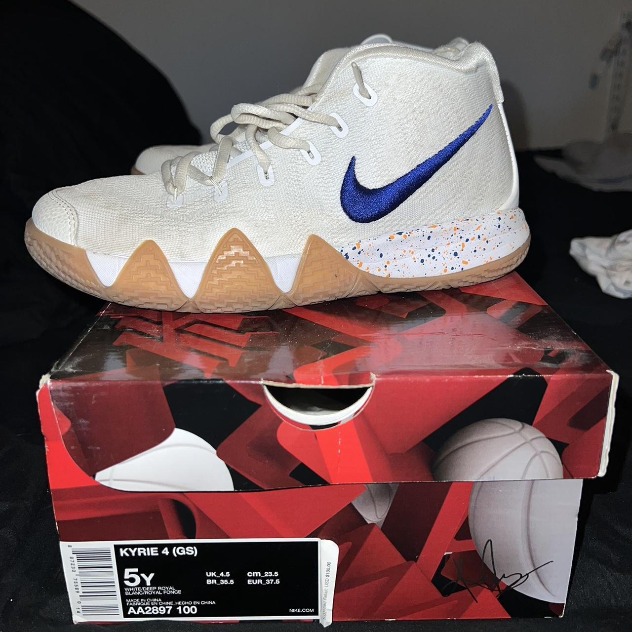 - Kyrie 4s Basketball shoes - size 5 | Depop