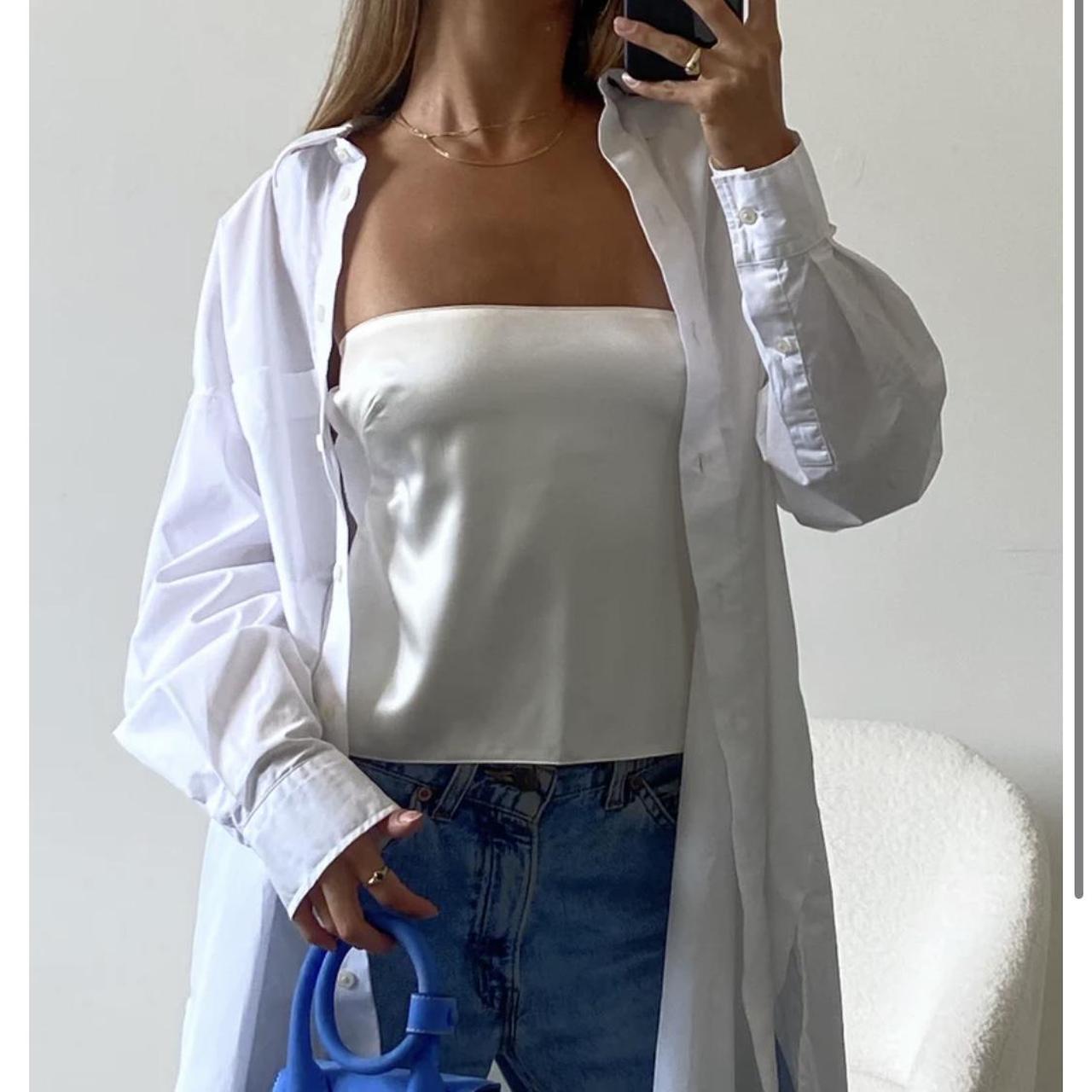 Mr Winston Women's White Top | Depop