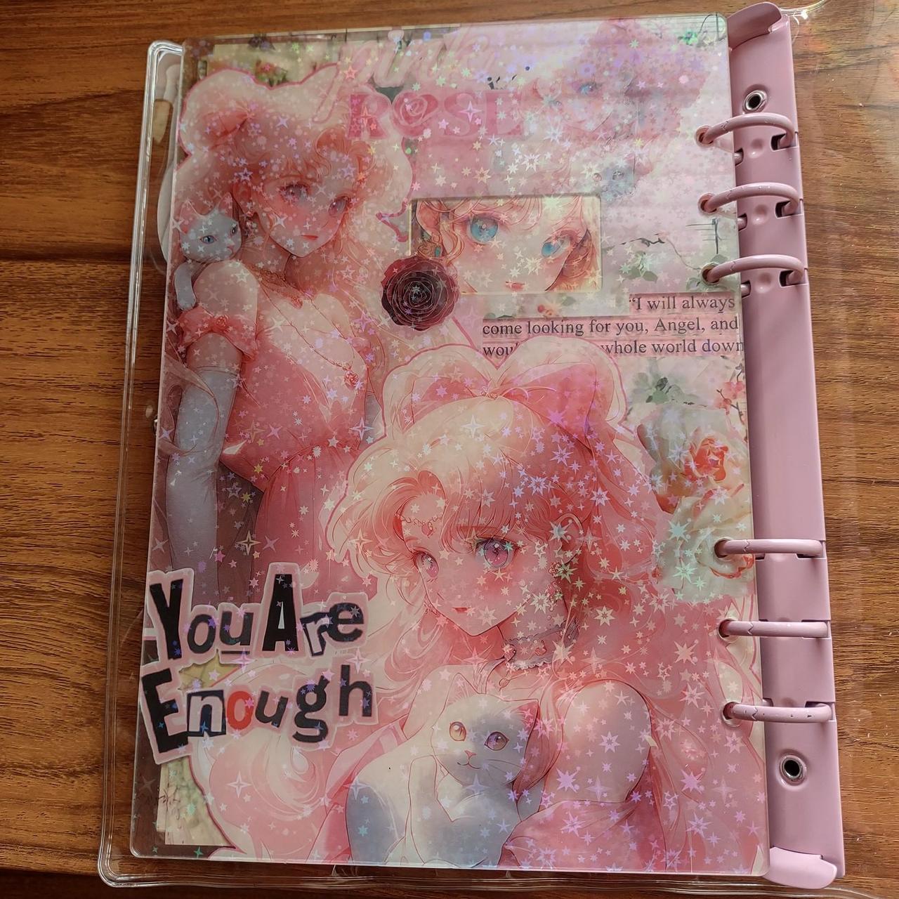Sailor Moon Shaker Notebook Shaker Notebook with... | Depop