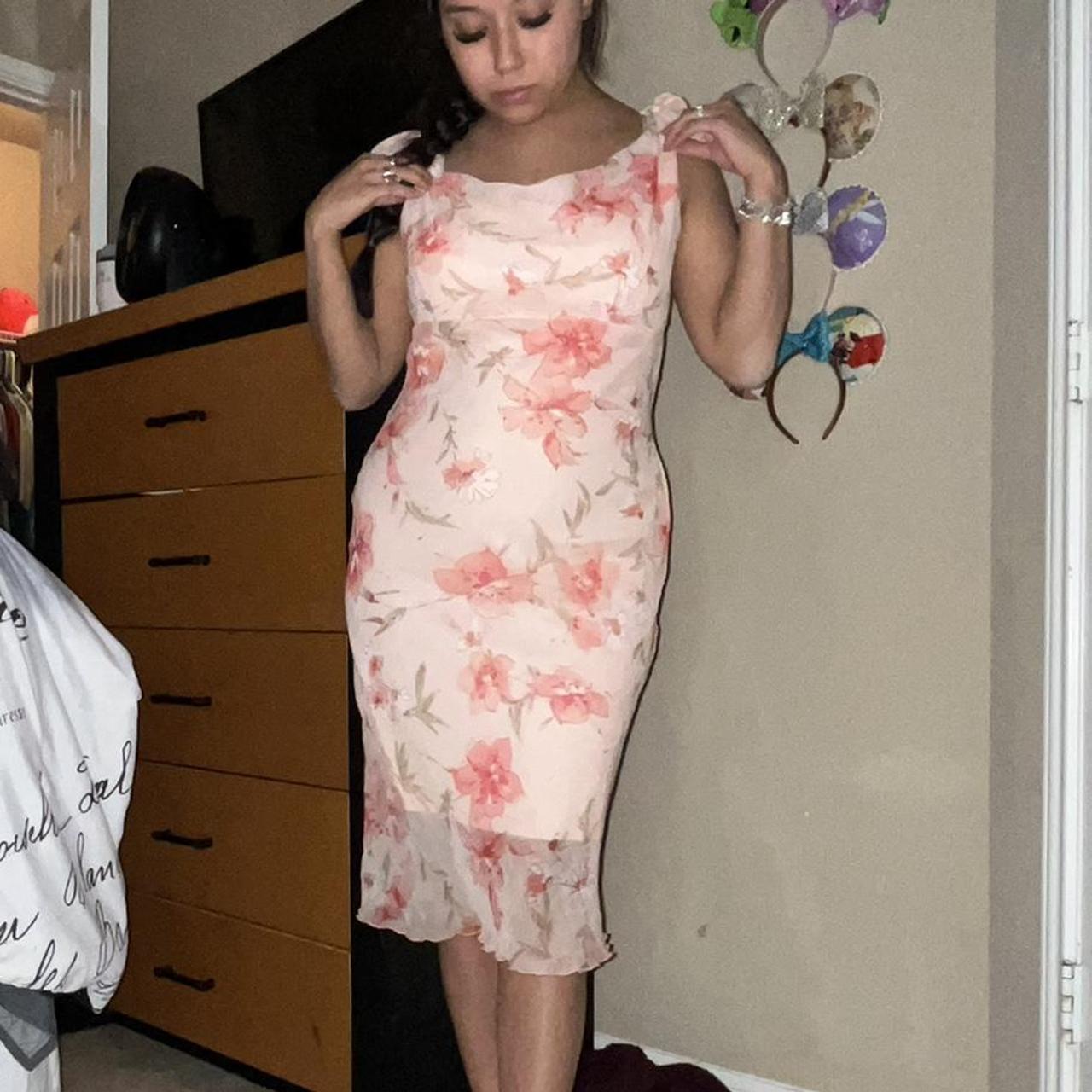 Ruby Rox Women's Pink Dress | Depop