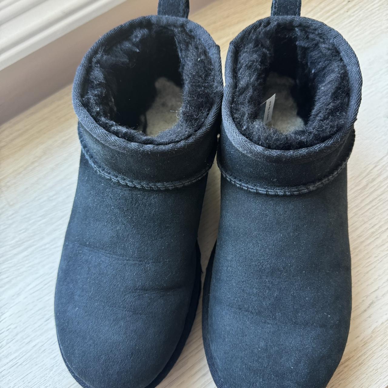 Black UGG classic ultra mini boots #UGGboots - Depop