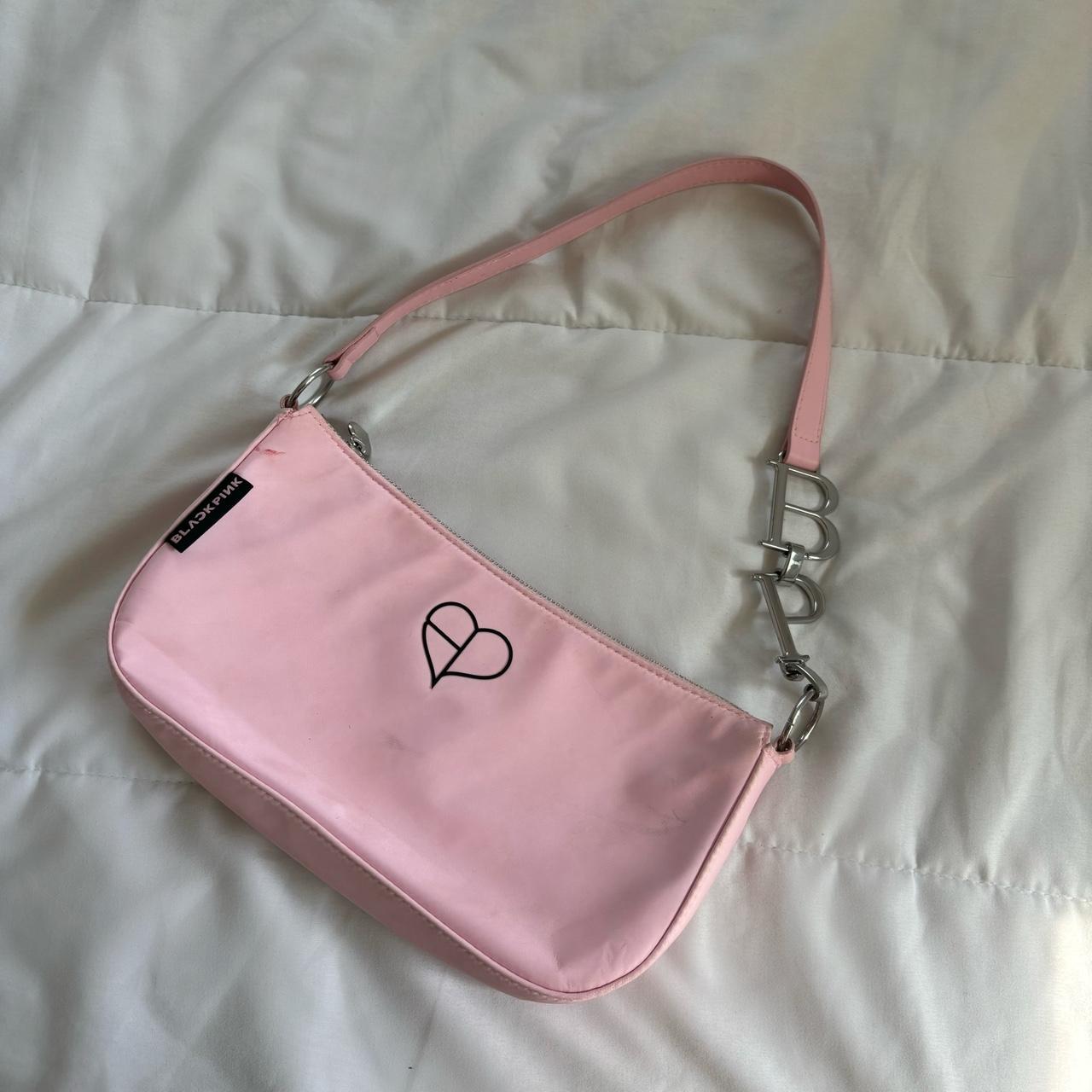 Blackpink x HM pink shoulder bag💖 #blackpink... - Depop