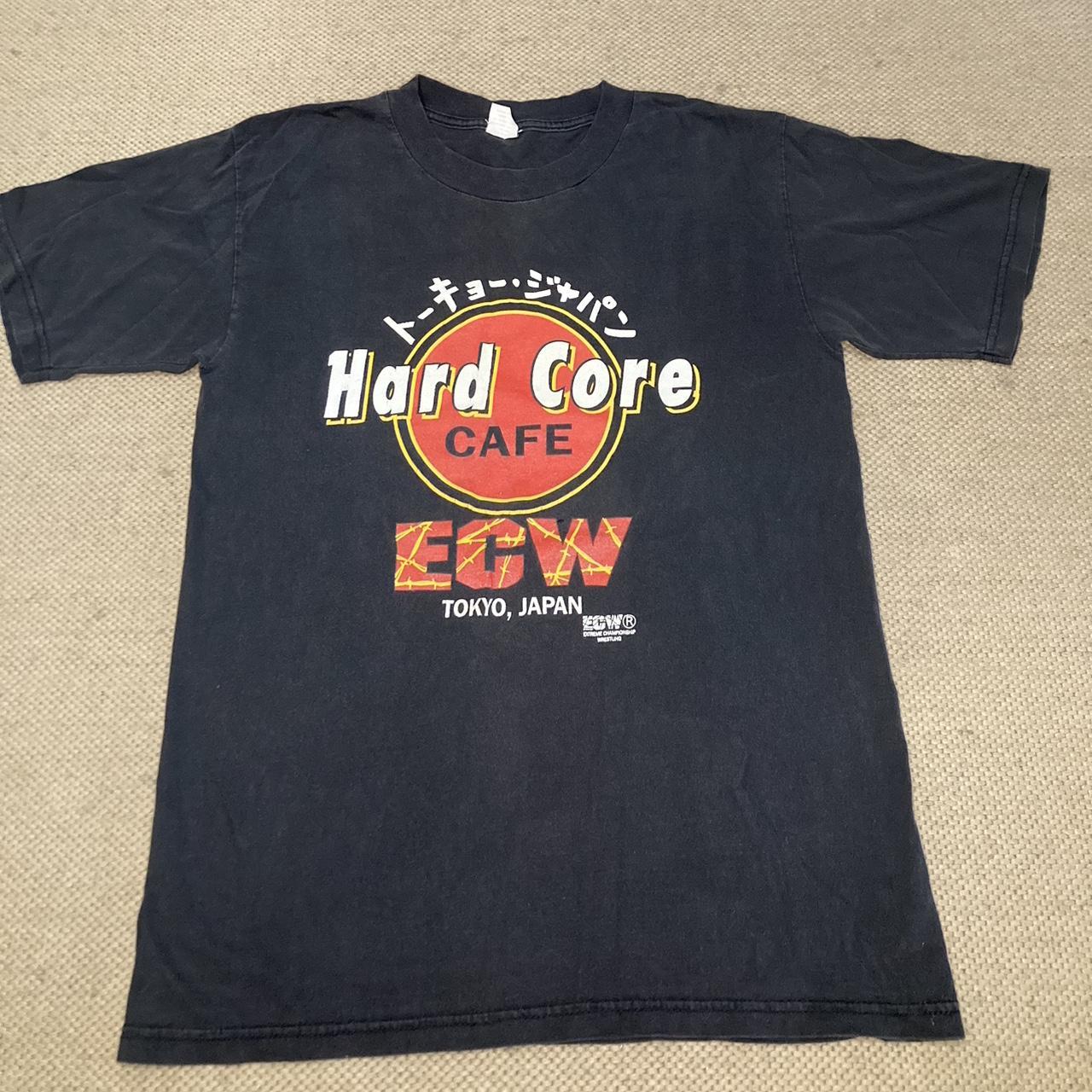 Vintage ecw shirt Size large Hardcore tour... - Depop