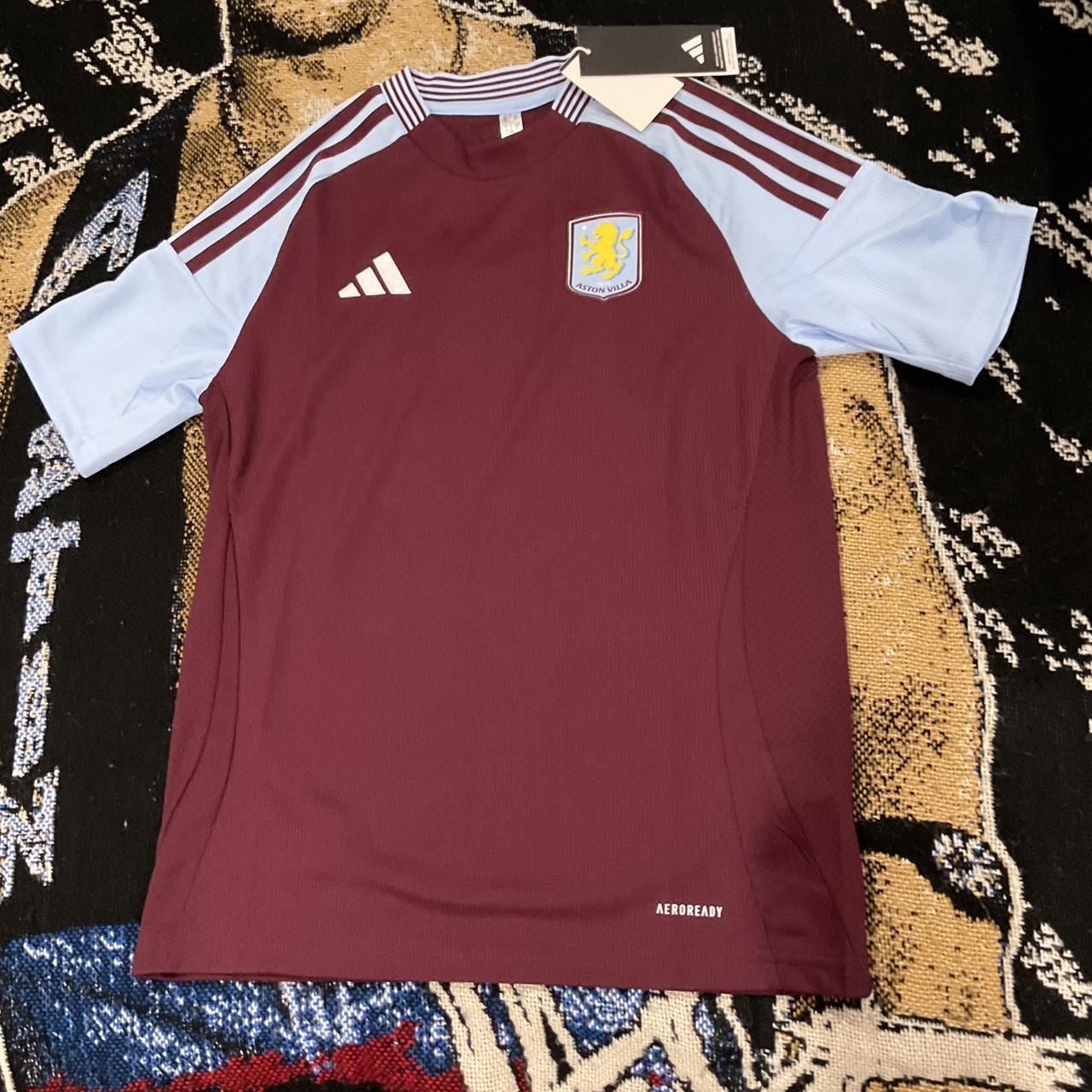 Official Aston Villa soccer jersey by Adidas.... | Depop