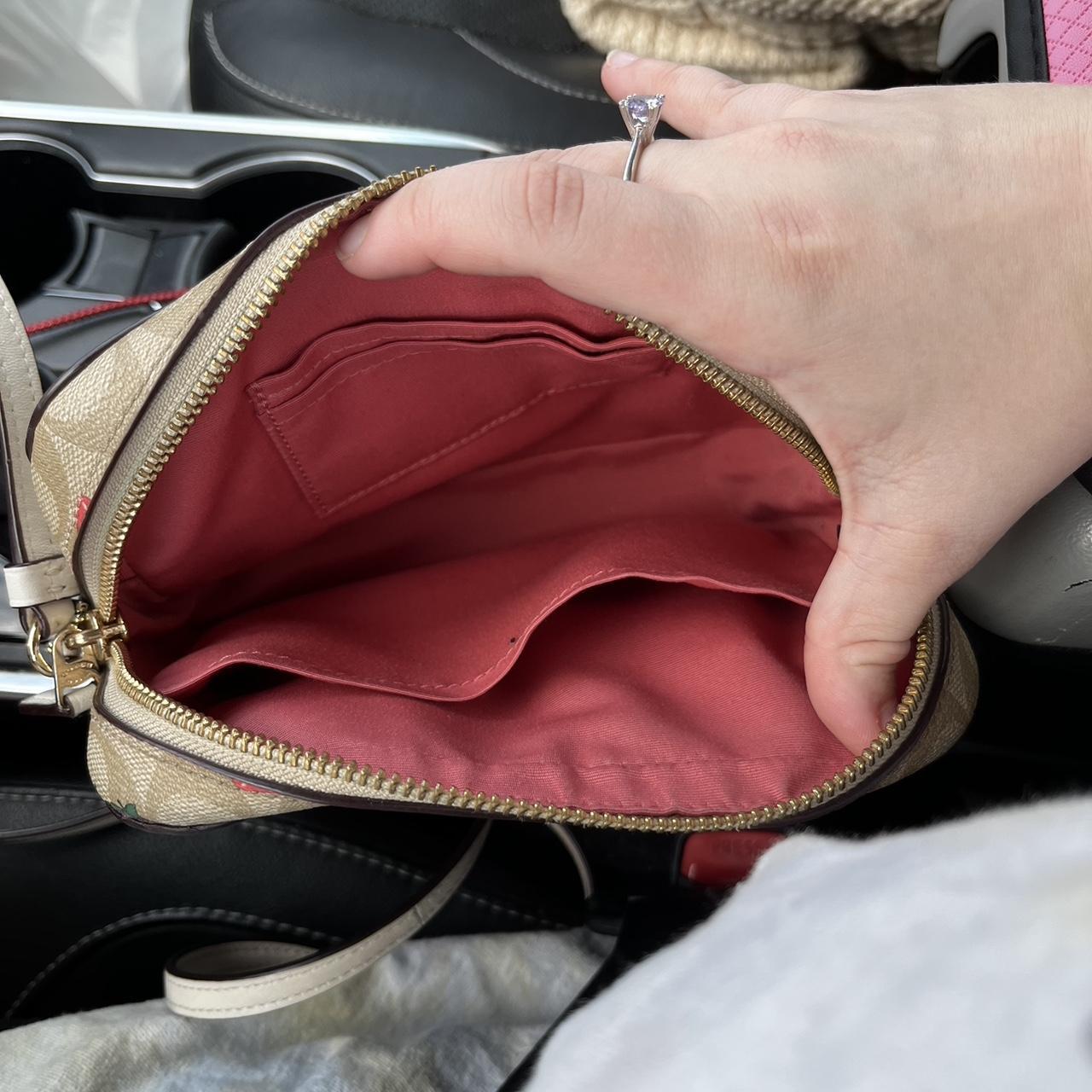 Coach Signature Canvas with Strawberry Print Good... - Depop