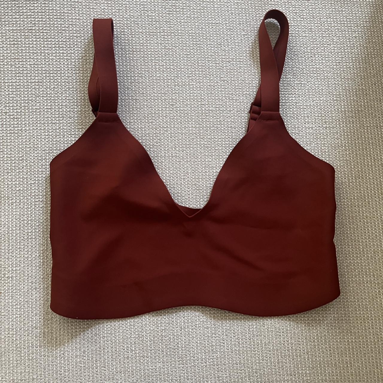 parade smooth lift triangle bralette in seamless... - Depop