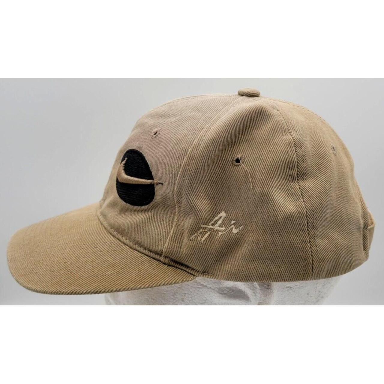 Vintage Nike AIR Swoosh HAT CAP STRAPBACK BEIGE... | Depop