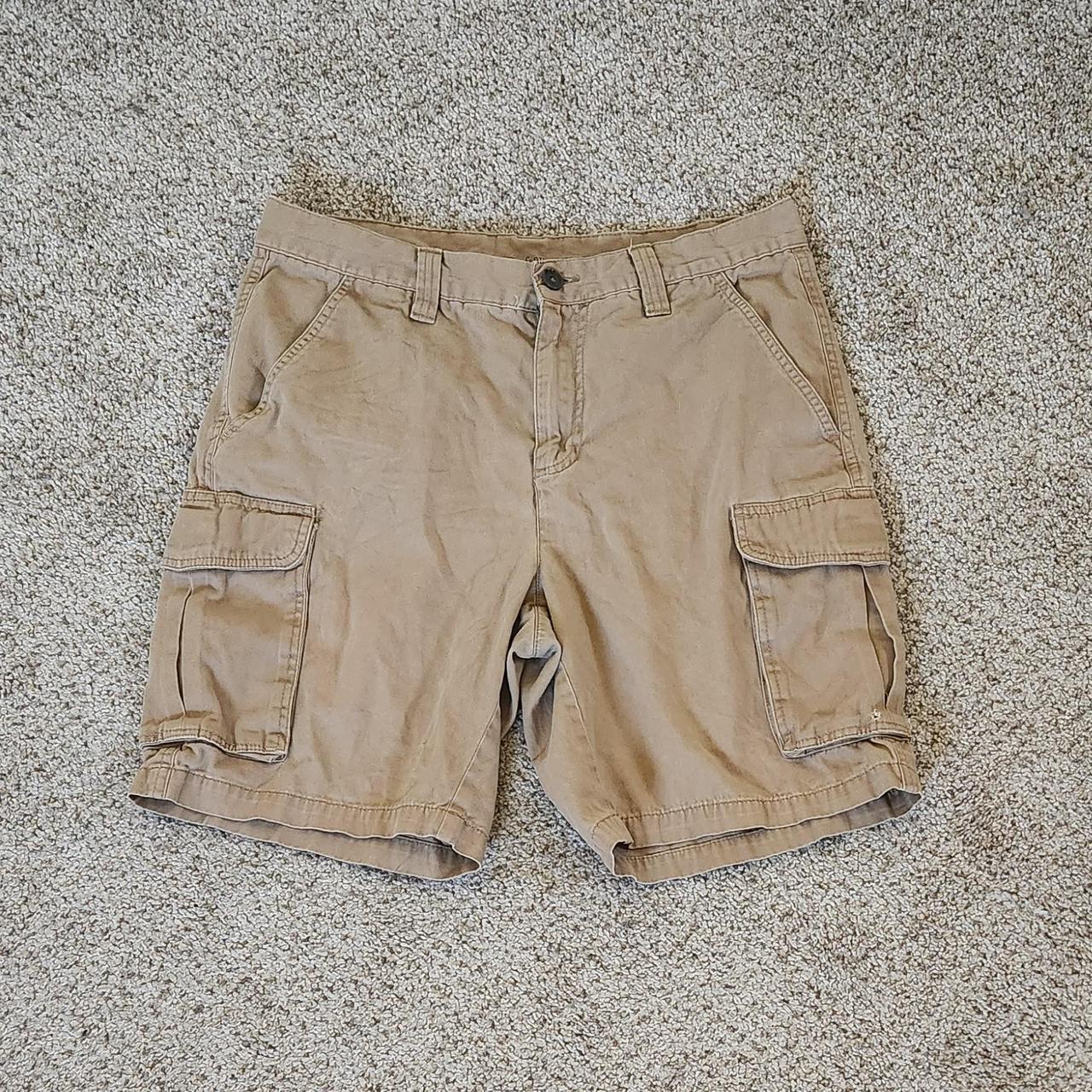 Tan/Light Brown Cargo Shorts •Brand: Croft &... - Depop