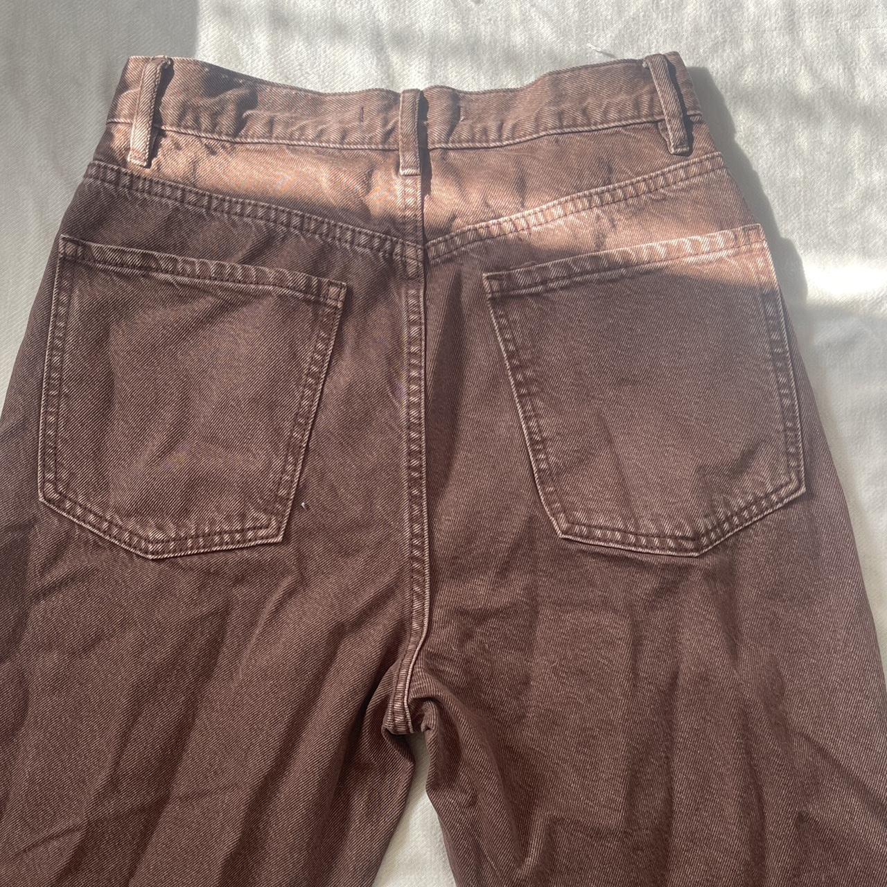 distressed brown pacsun dad jeans. perfect for fall... - Depop